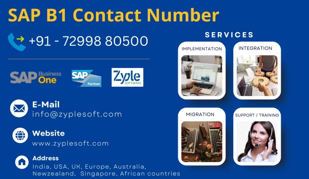 SAP Business One contact number Archives - Zyple Software